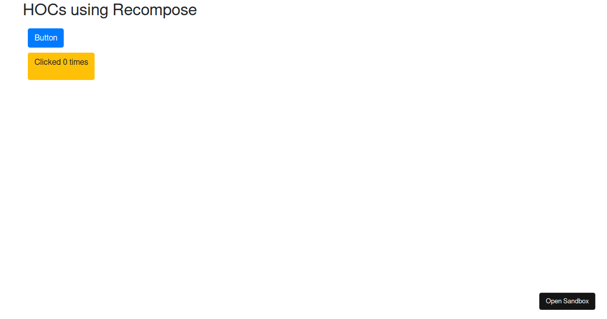 Hoc-using-recompose - Codesandbox