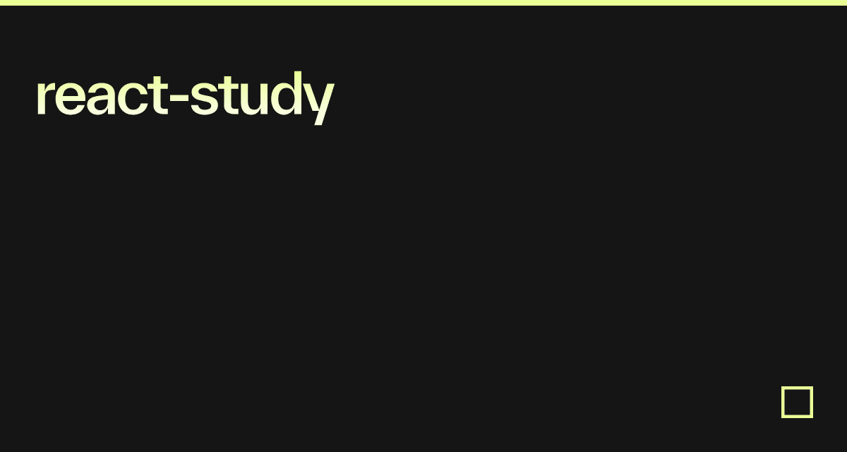 react-study - Codesandbox
