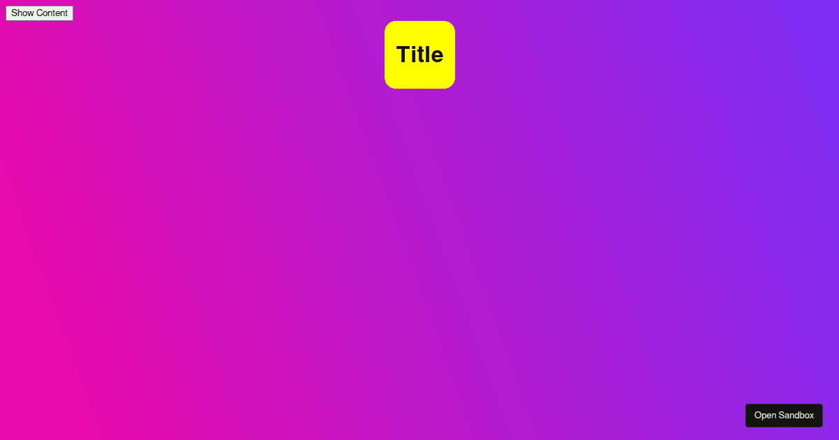 LayoutGroup-AnimatePresence - Codesandbox