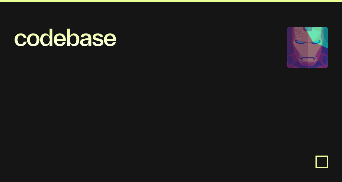codebase - Codesandbox