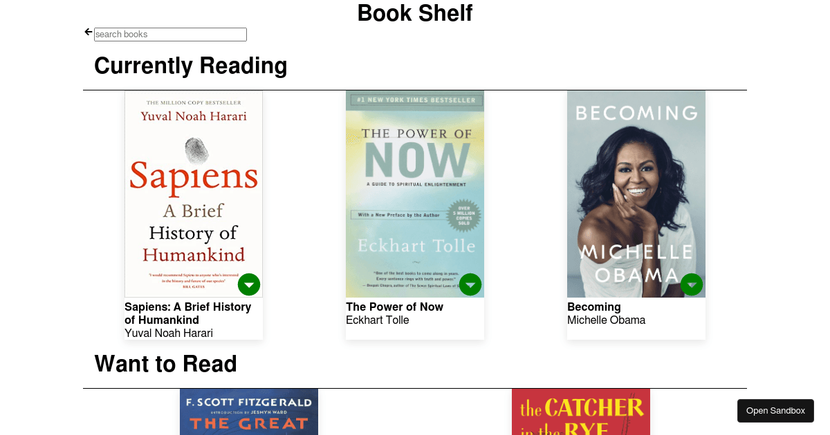 Machine Coding Round 1 - Codesandbox