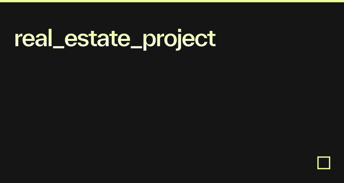 real_estate_project - Codesandbox