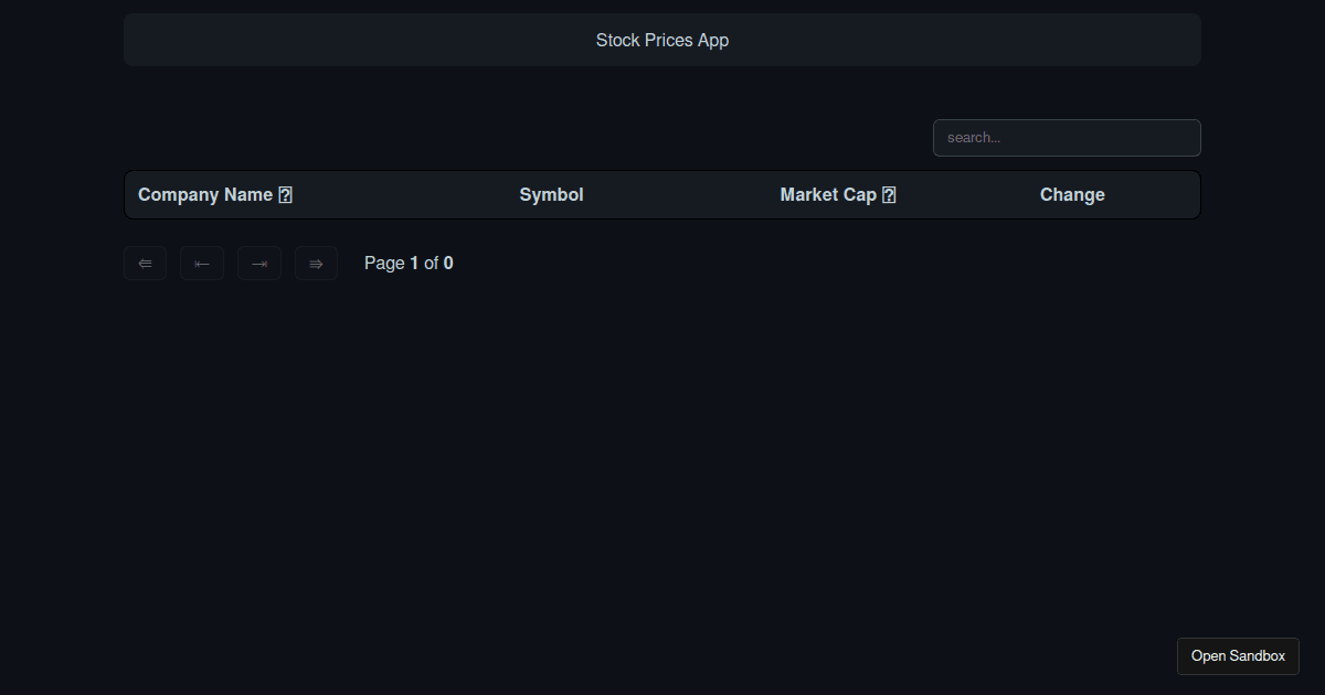 bigdata - Codesandbox