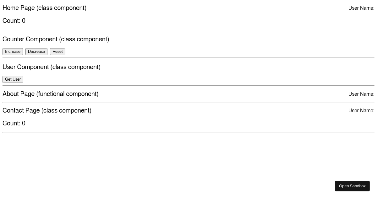 redux-class-comp-sample - Codesandbox
