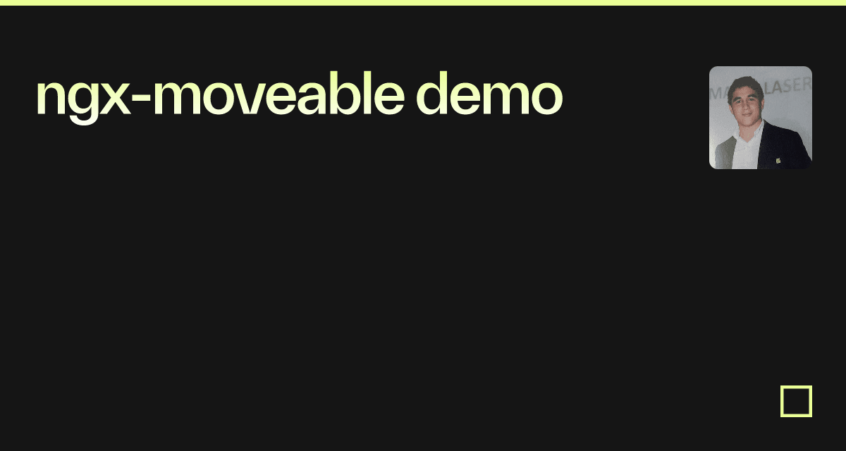ngx-moveable demo - Codesandbox