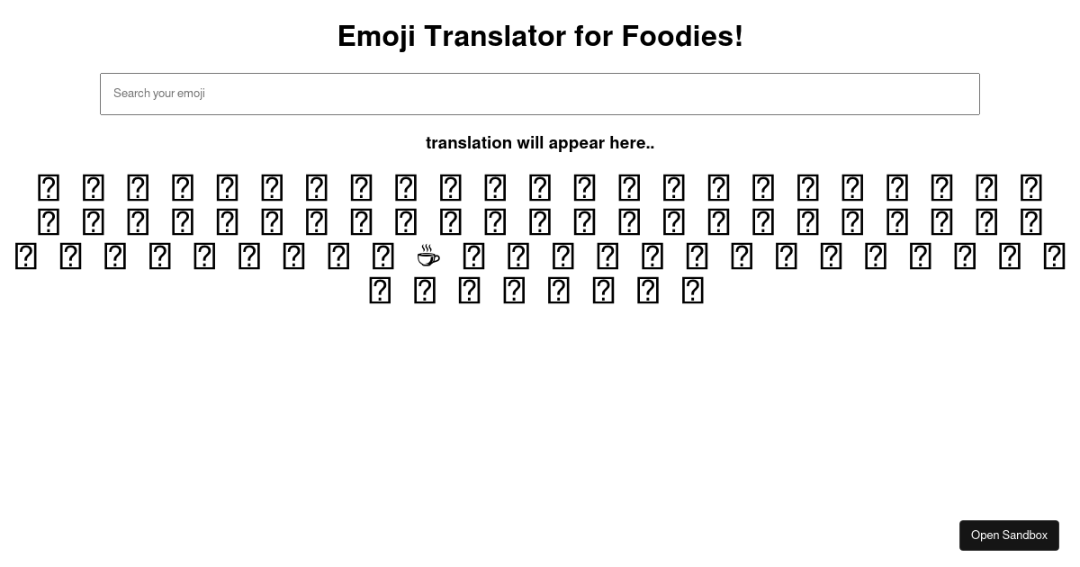 emoji-interpretor - Codesandbox