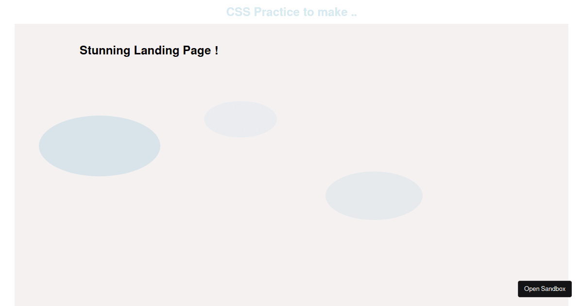 practice css animation - Codesandbox