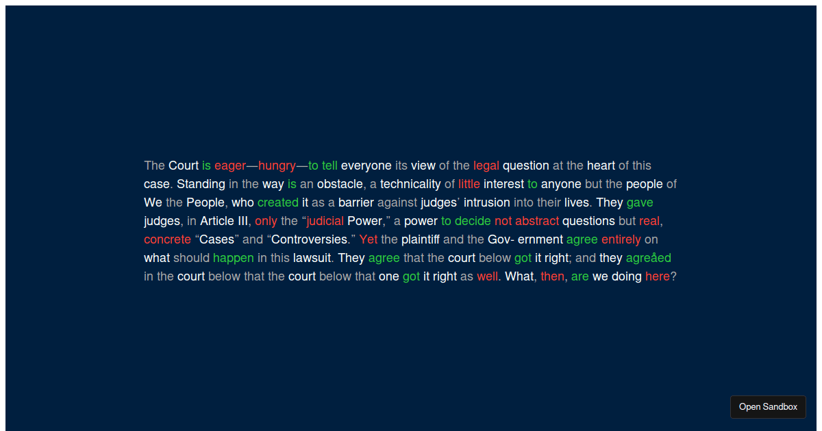 syntax-highlight-the-law - Codesandbox