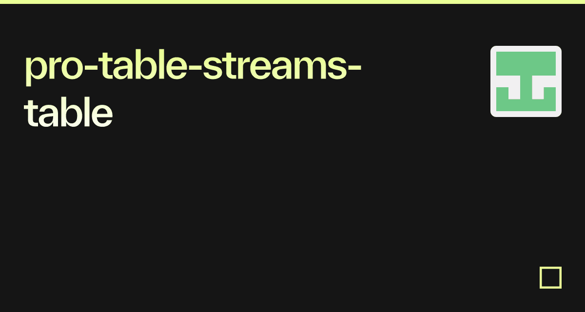 pro-table-streams-table - Codesandbox