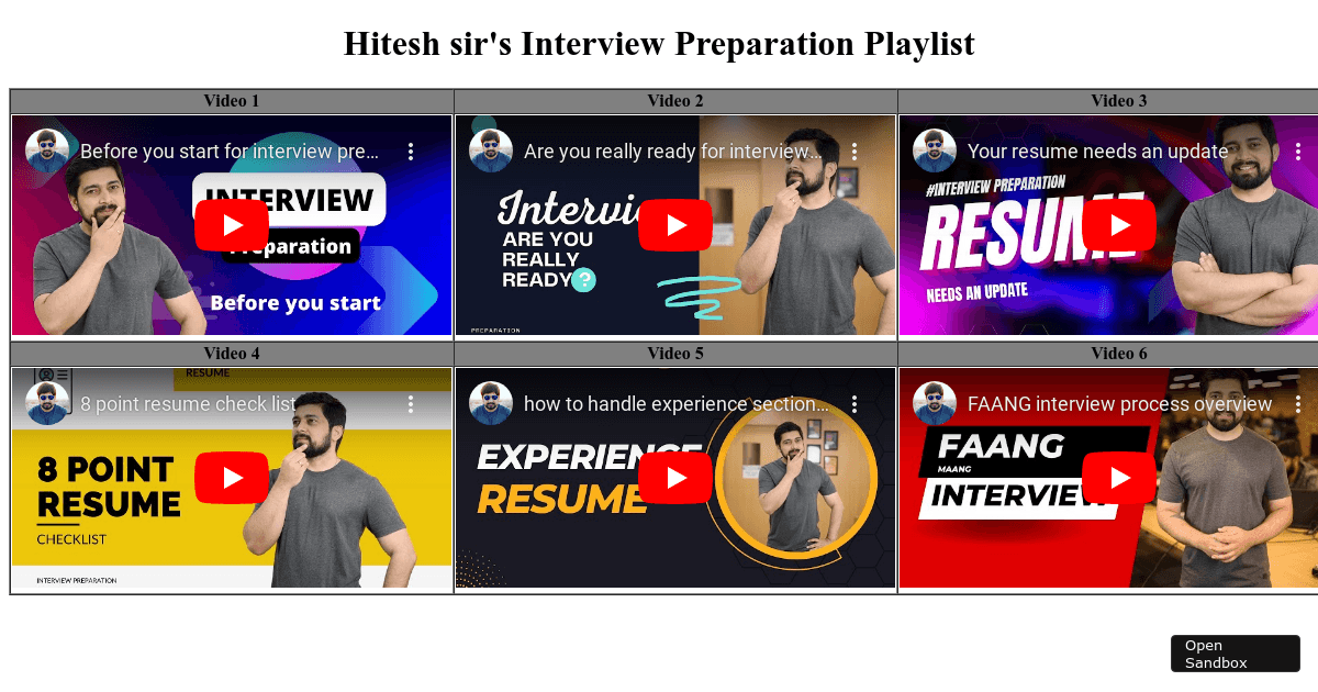 html-iframe - Codesandbox
