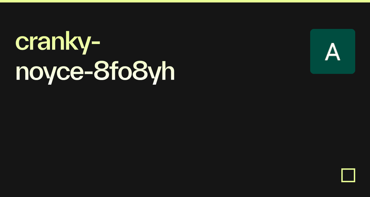 cranky-noyce-8fo8yh - Codesandbox