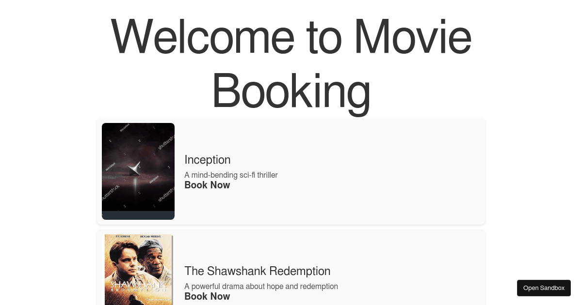 theatre-seat-booking - Codesandbox
