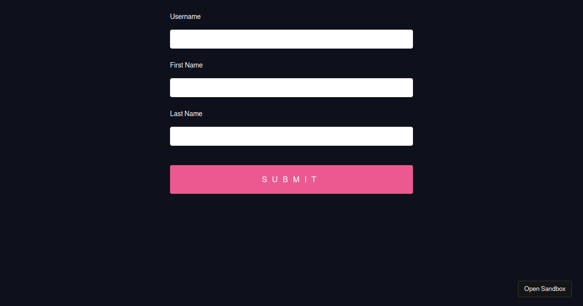 React Hook Form V7 Ts Seterror Codesandbox