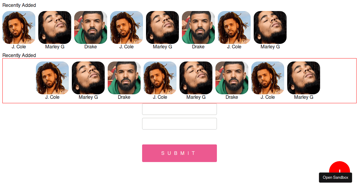 react - Codesandbox