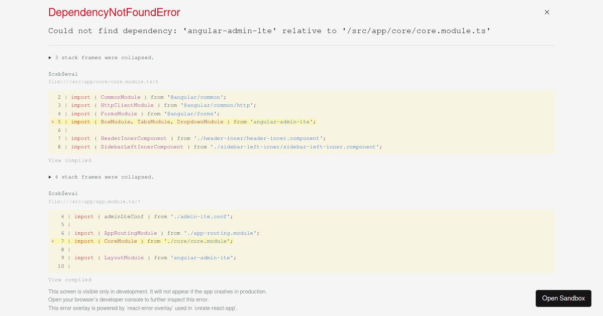 Angular Admin Lte Demo Codesandbox