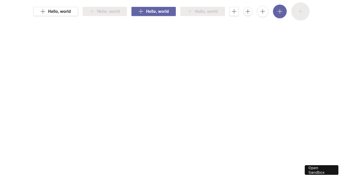 Fluent UI Button - Codesandbox