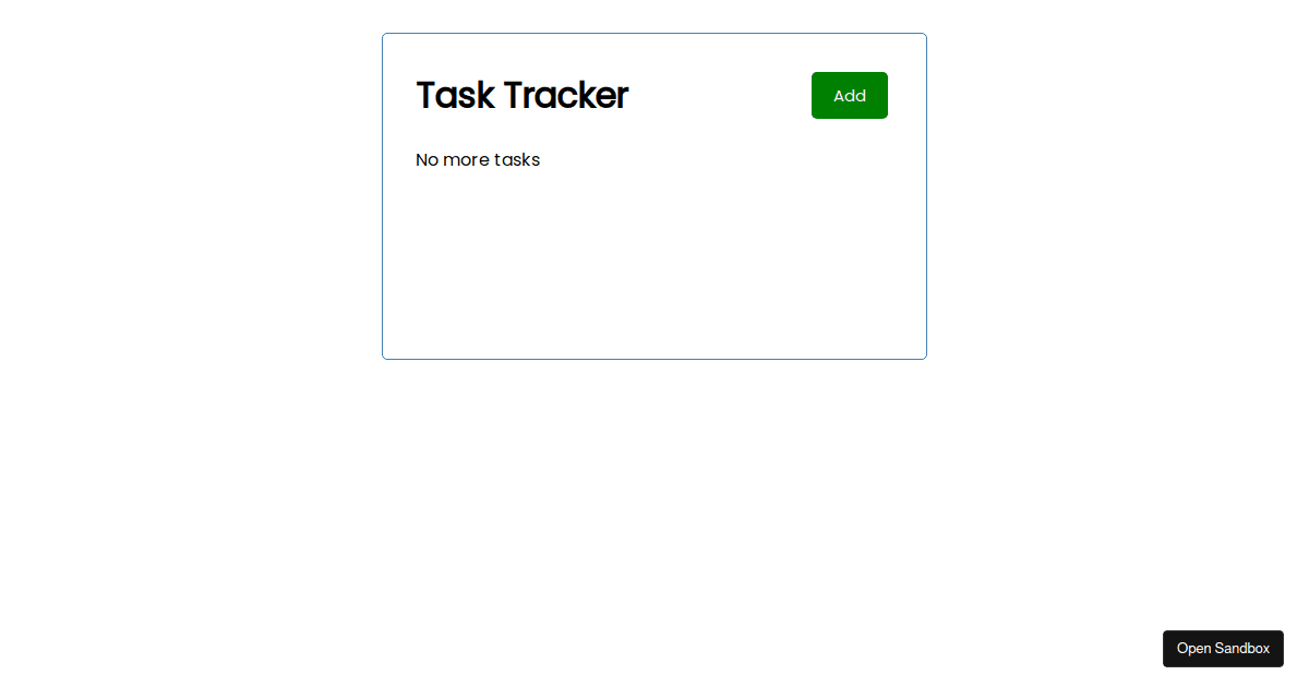 react-task-tracker - Codesandbox
