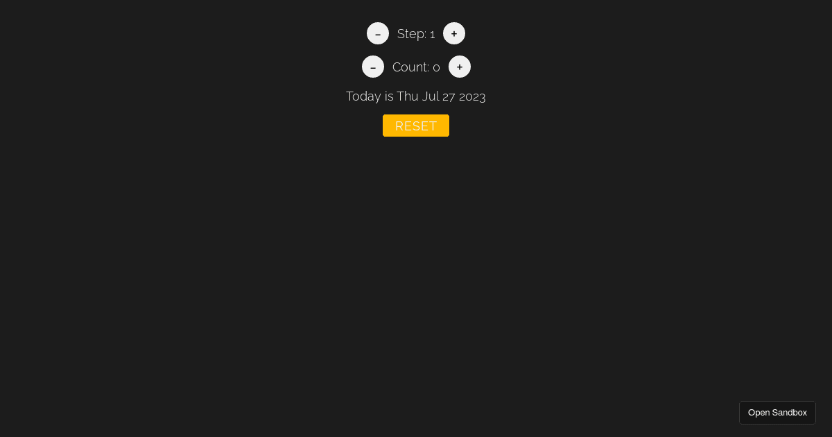 trusting-firefly-8jppt7 - Codesandbox