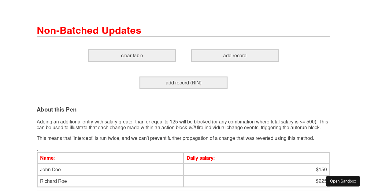 Mobx - actions and enforceActions added (forked) - Codesandbox Mobx - actions and enforceActions added (forked) - Codesandbox