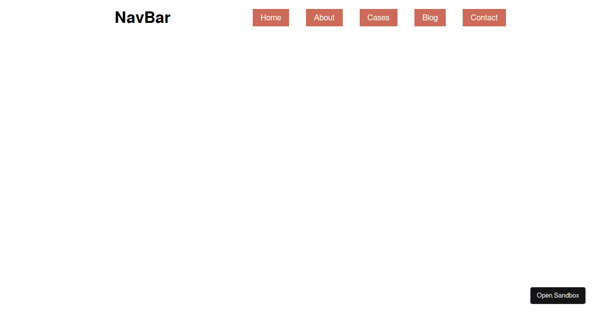 css-navBar - Codesandbox