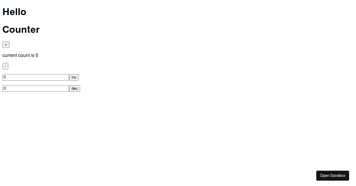 react/redux/redux-loop - Codesandbox