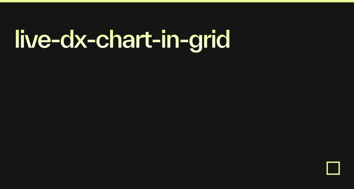 live-dx-chart-in-grid - Codesandbox