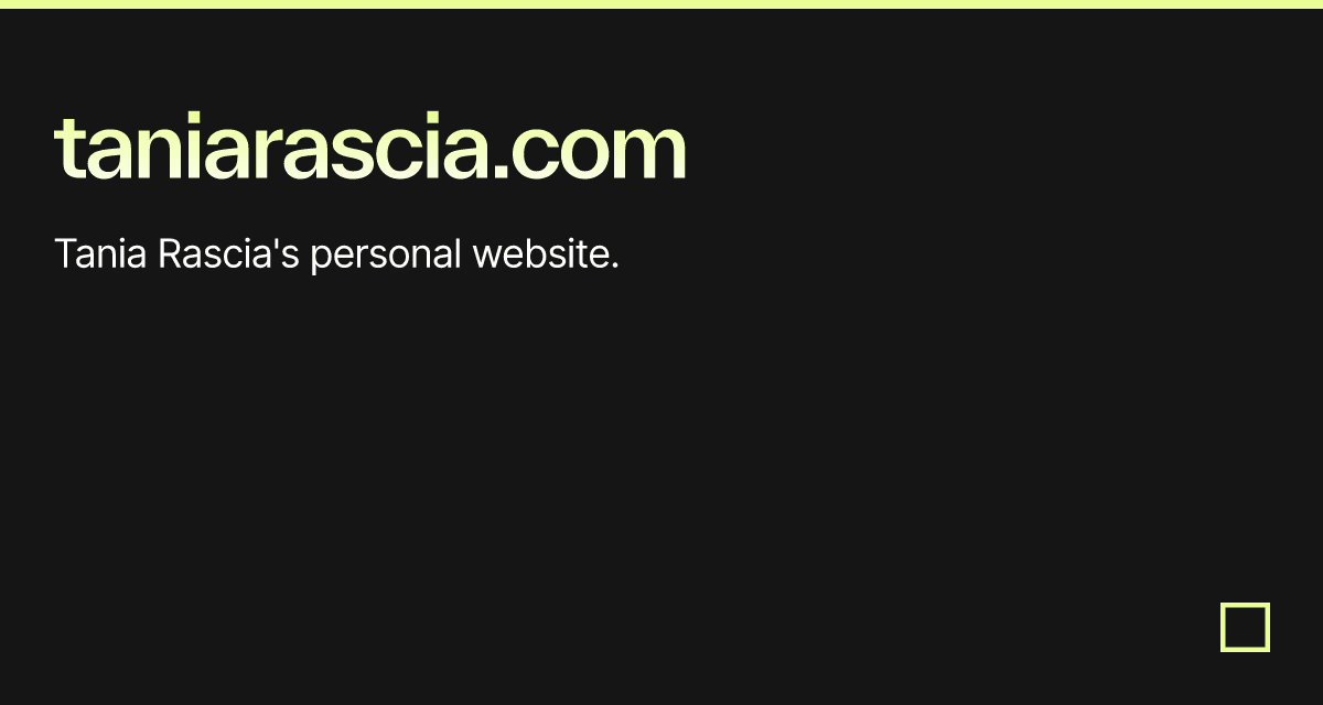 taniarascia.com - Codesandbox