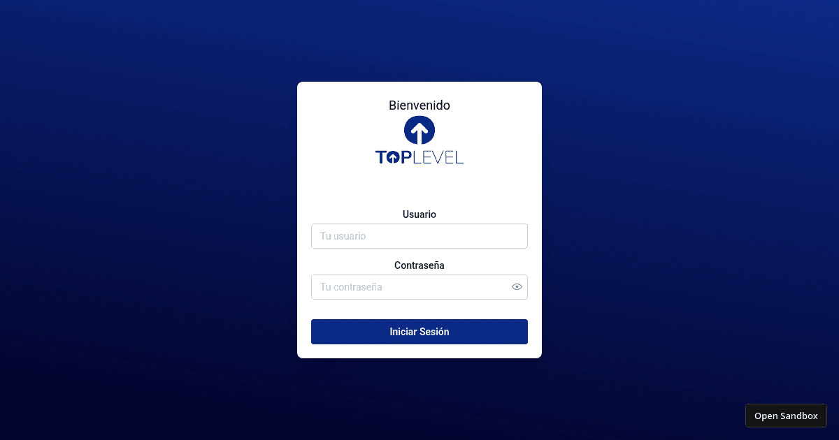 top-level - Codesandbox
