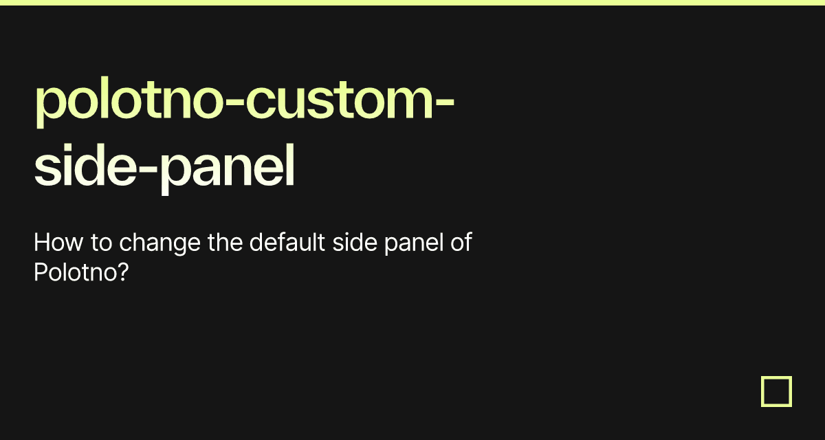 polotno-custom-side-panel - Codesandbox