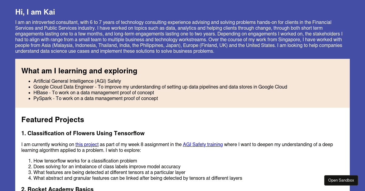 static - Codesandbox