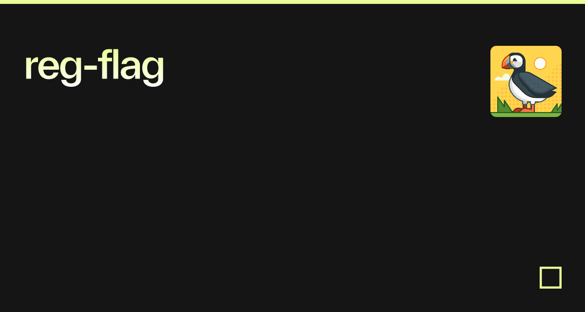 reg-flag - Codesandbox