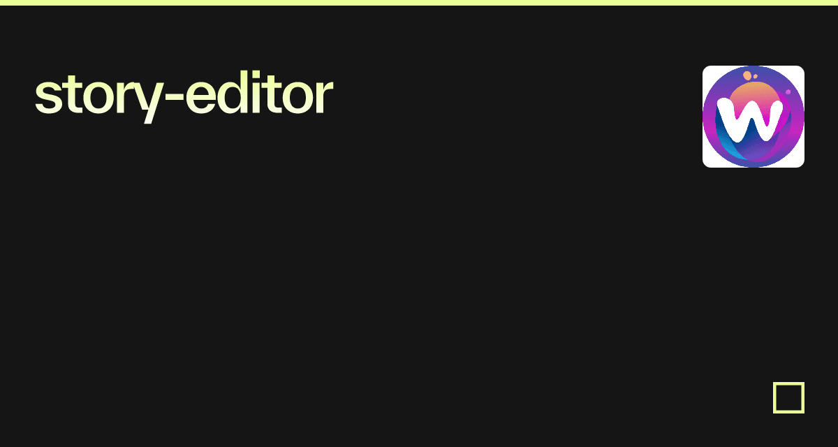 story-editor - Codesandbox