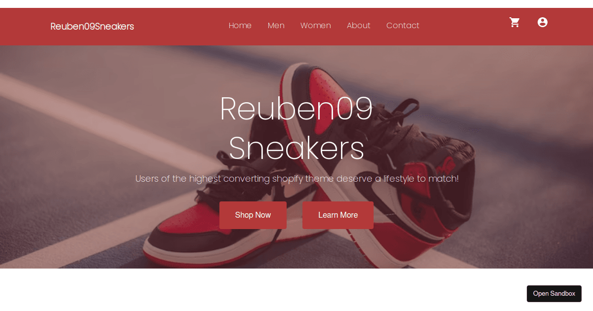 ecommerce-sneakers - Codesandbox