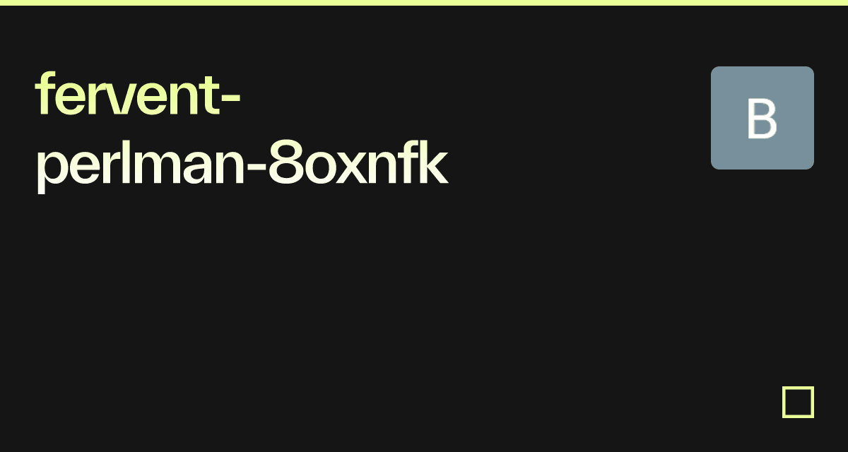 fervent-perlman-8oxnfk - Codesandbox