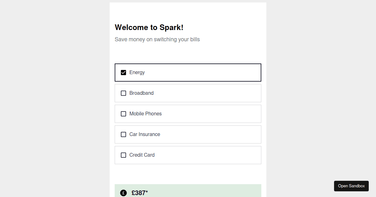 spark-playground - Codesandbox