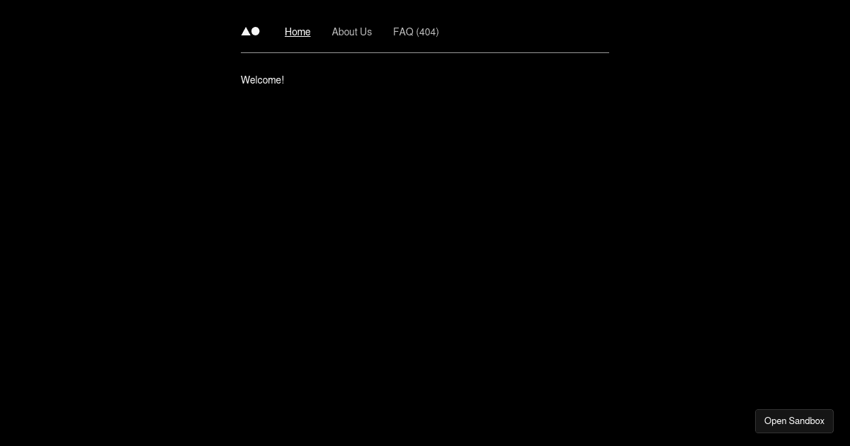 Wouter: V3 + TS - Codesandbox