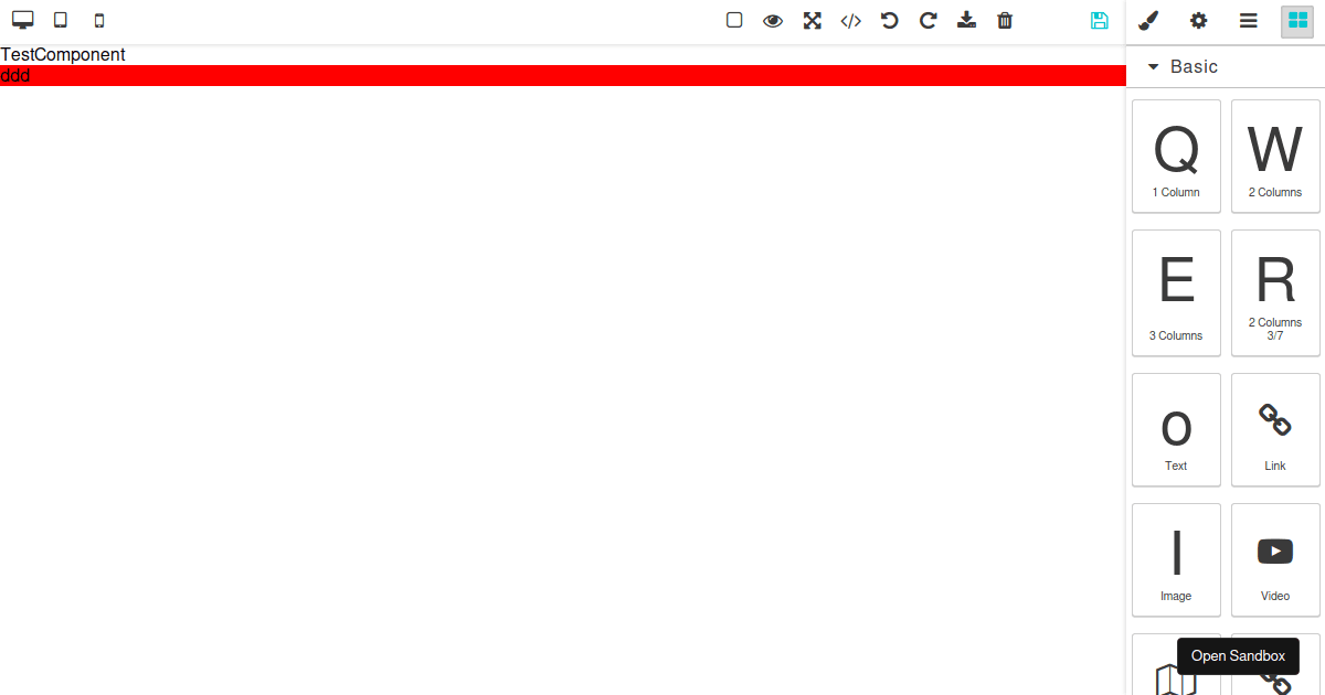 grapesjs-left (forked) - Codesandbox