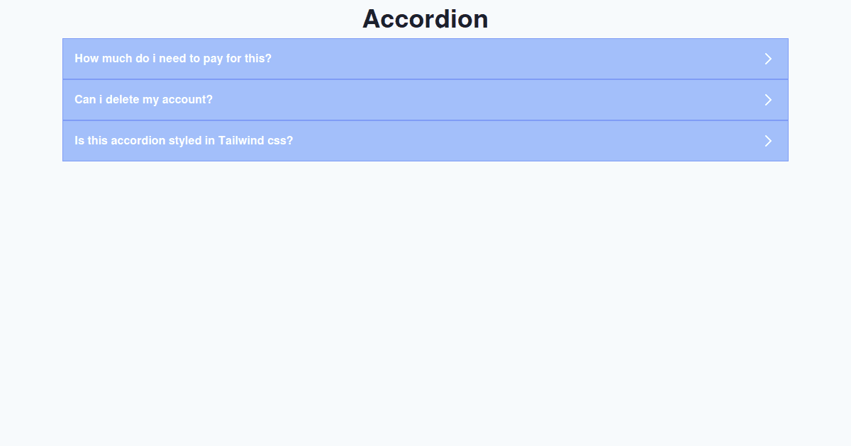 tailwindcss-accordion - Codesandbox