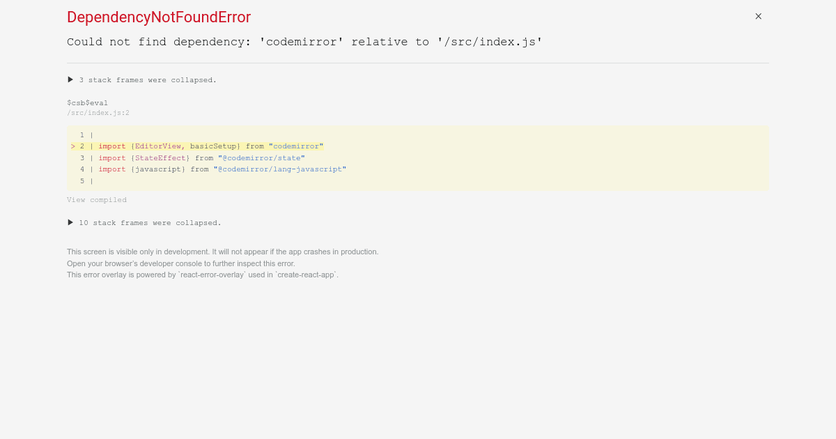 codemirror6-firepad-demo - Codesandbox