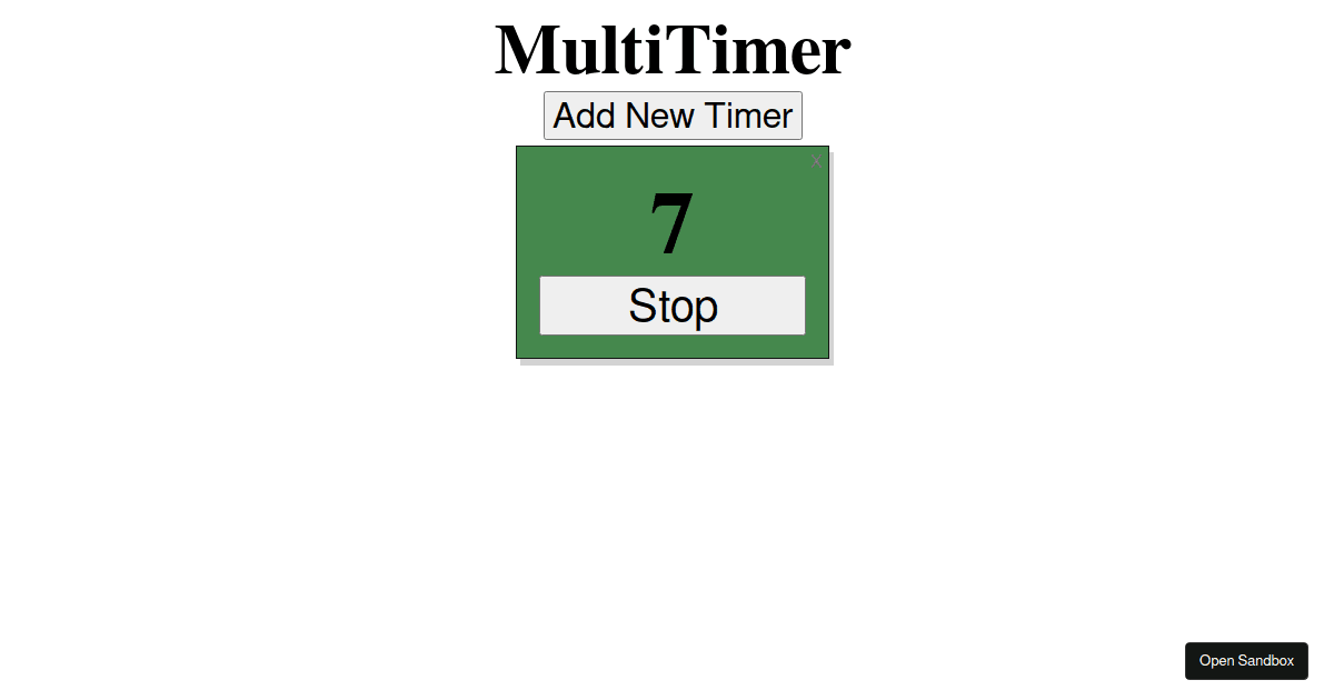React Component Mounting Lab Codesandbox