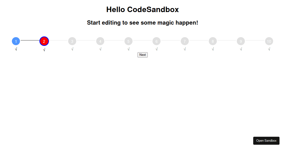 how-to-make-a-stepper-clickable - Codesandbox