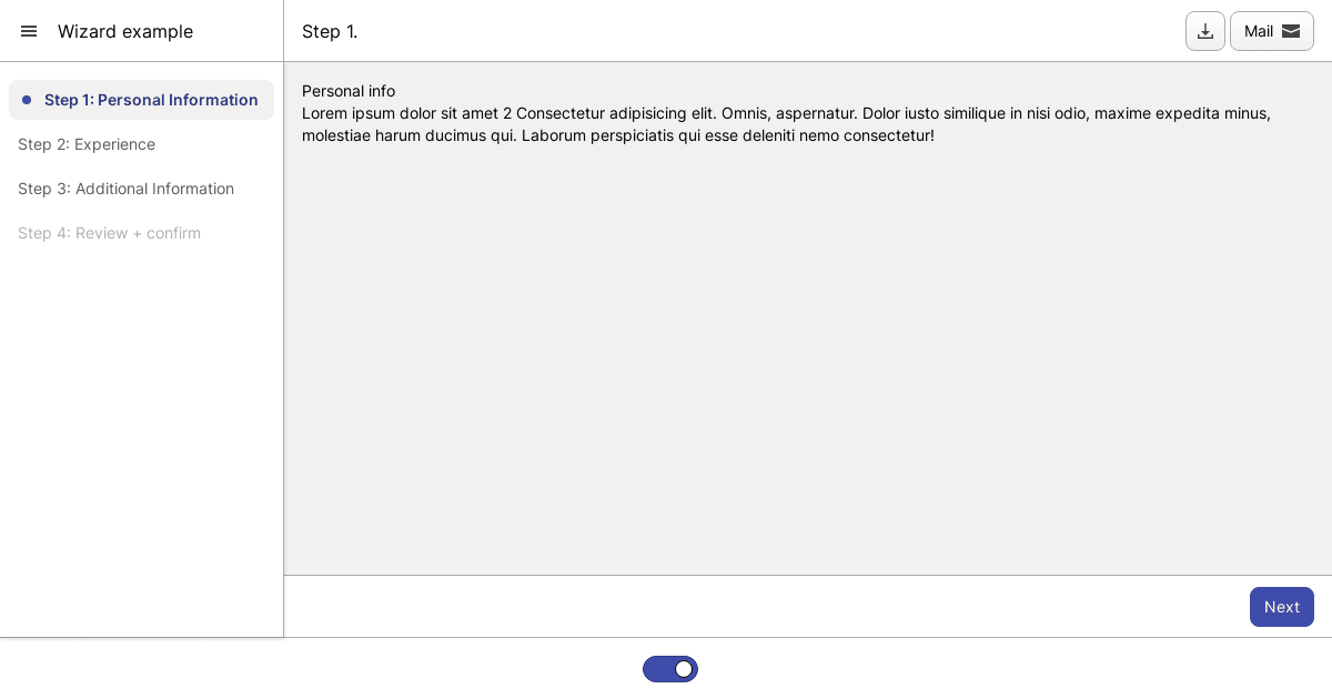 Wizard - Codesandbox