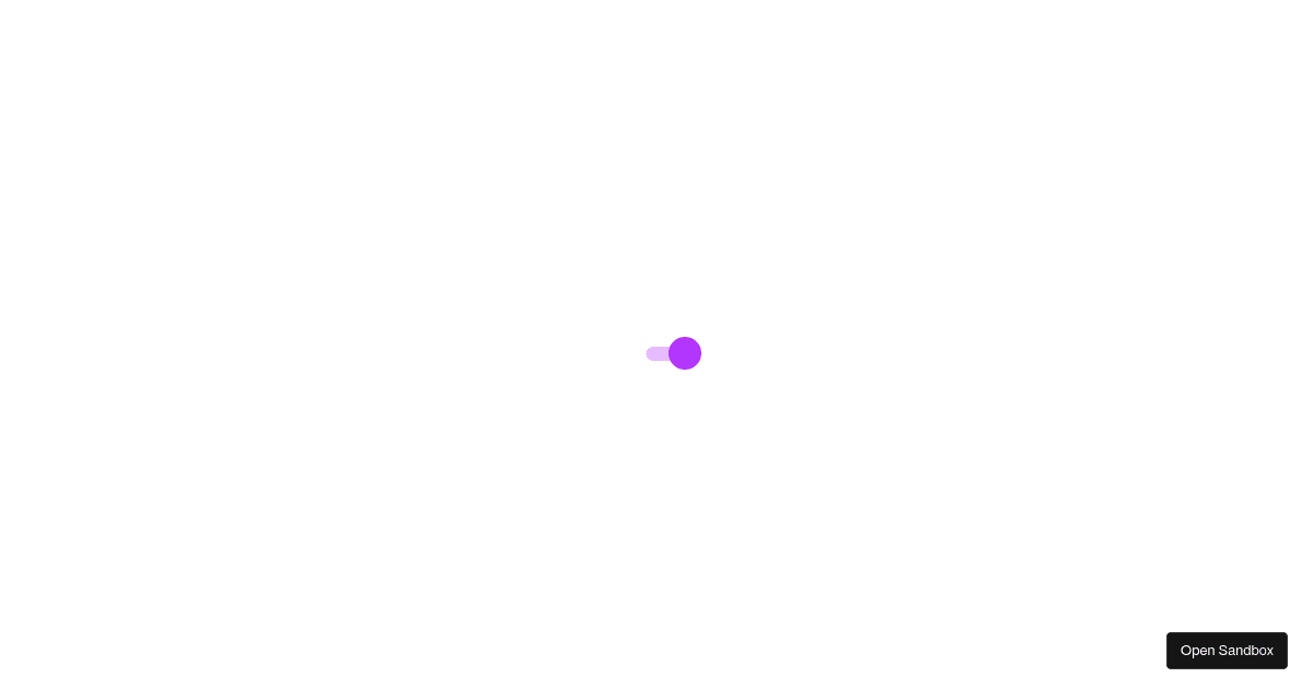 React Custom Switcher Material Ui Like Toggleswitch Component Example Codesandbox
