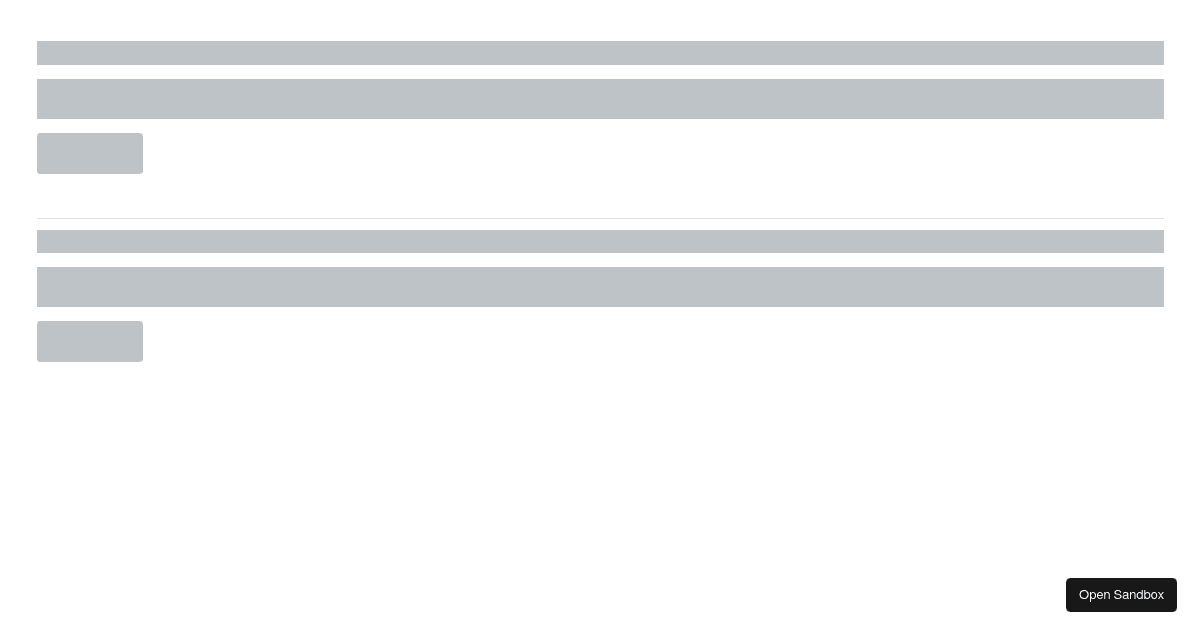 Reactjs Skeleton Preview Forked Codesandbox