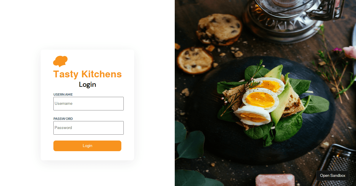 tasty-kitchens - Codesandbox