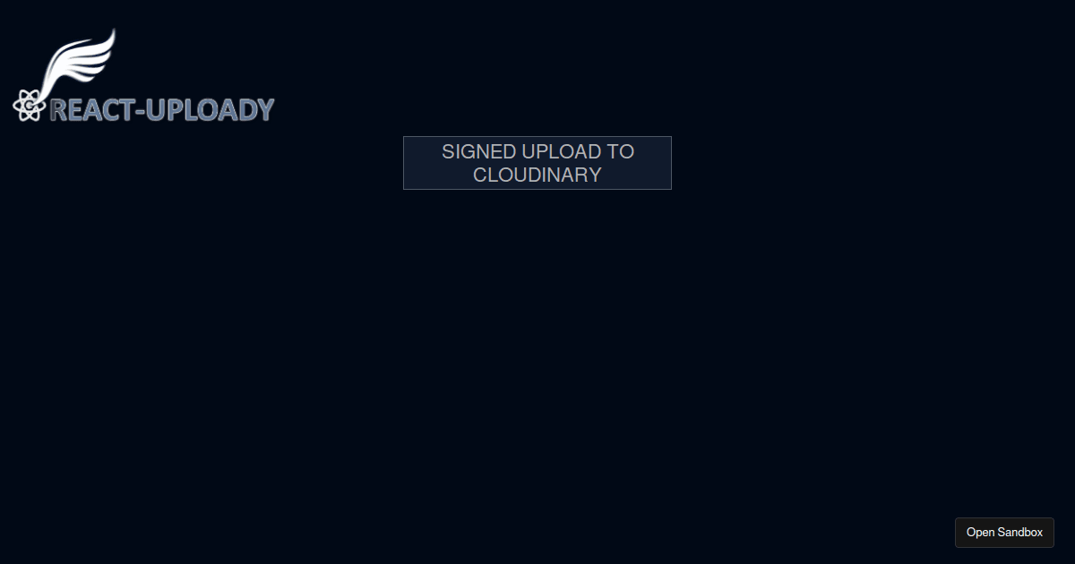 react-uploady-cloudinary-signed-sample - Codesandbox