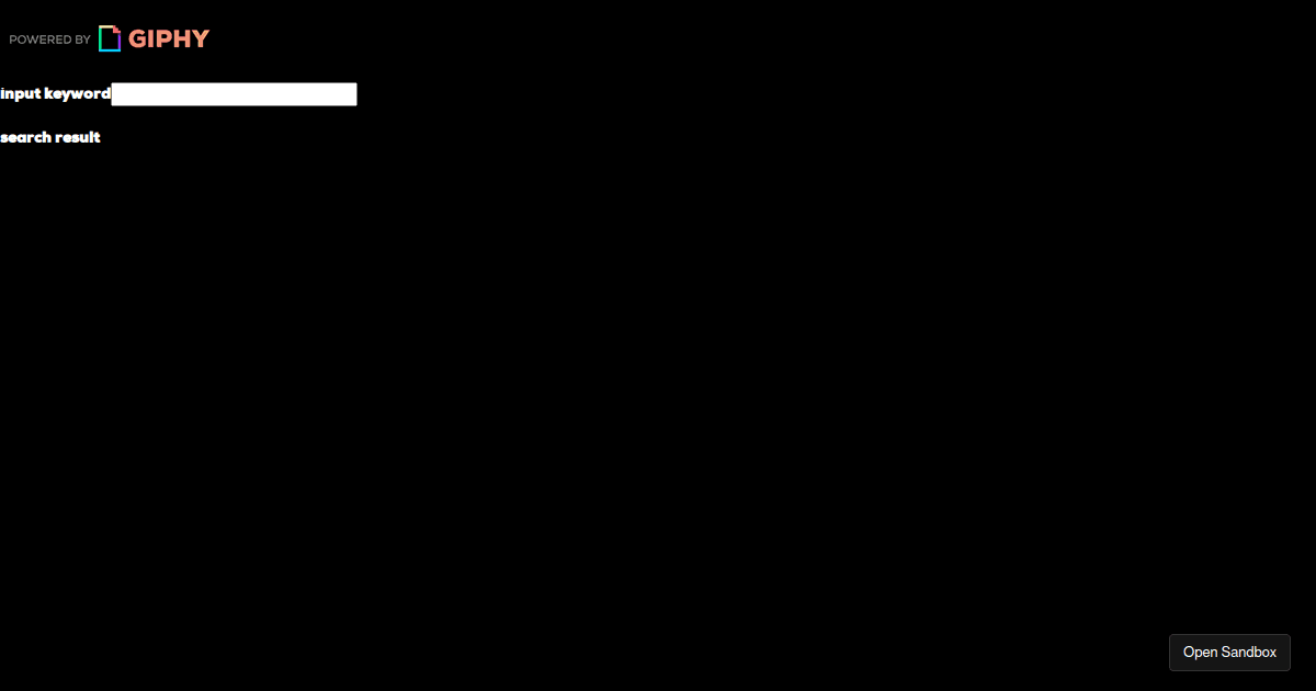 @giphy/react-components - Codesandbox