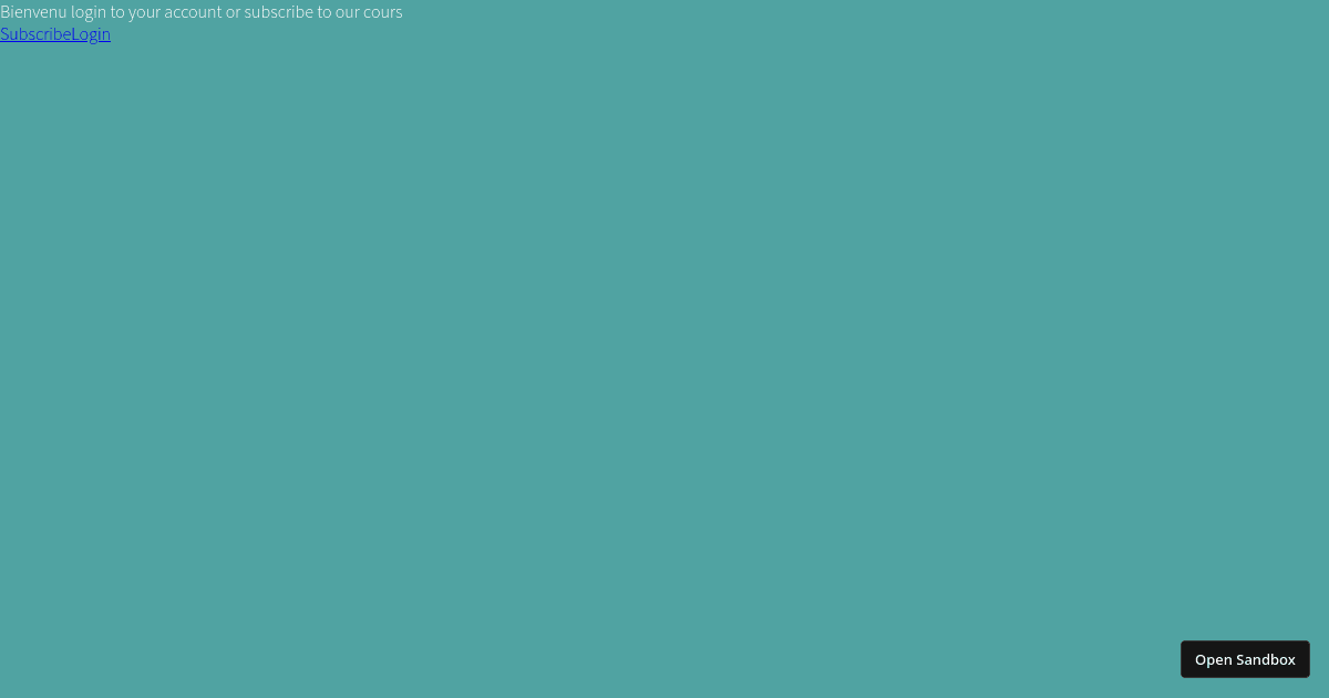 React Forms - Codesandbox