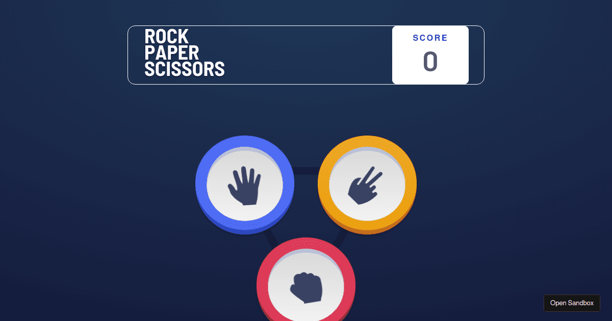 rock-paper-scissors - Codesandbox