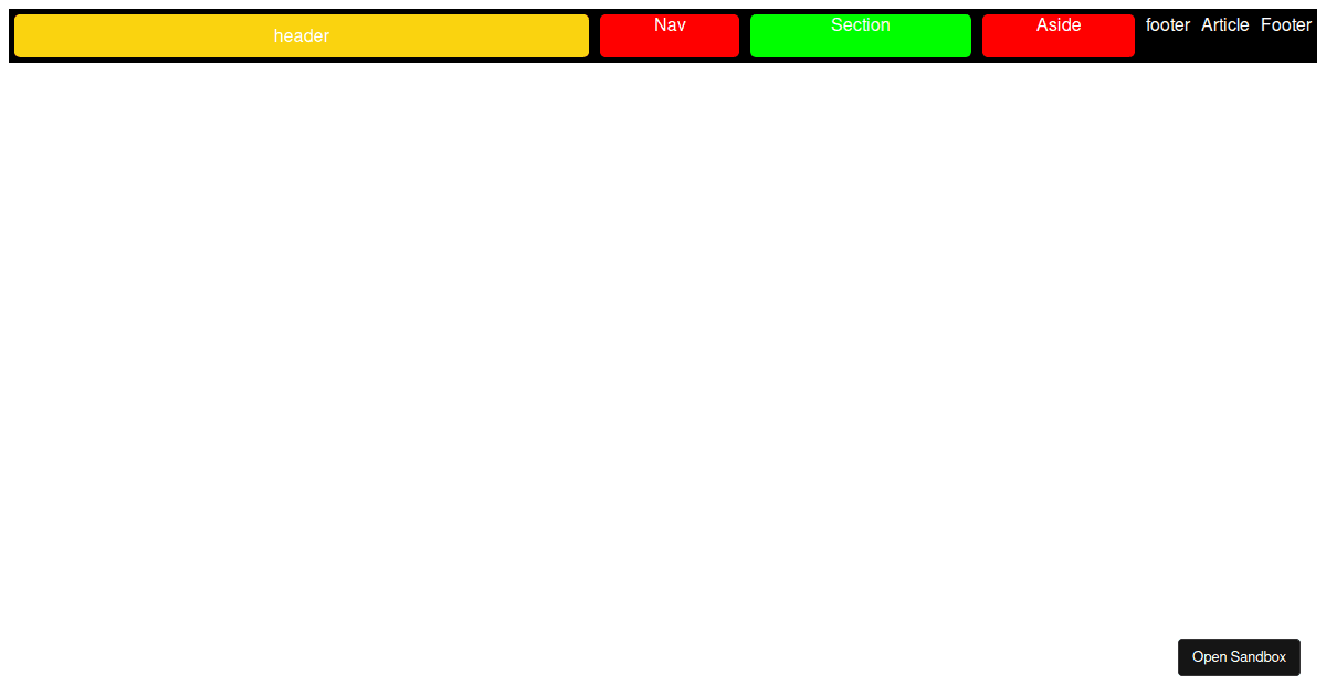 Html Css Codesandbox 